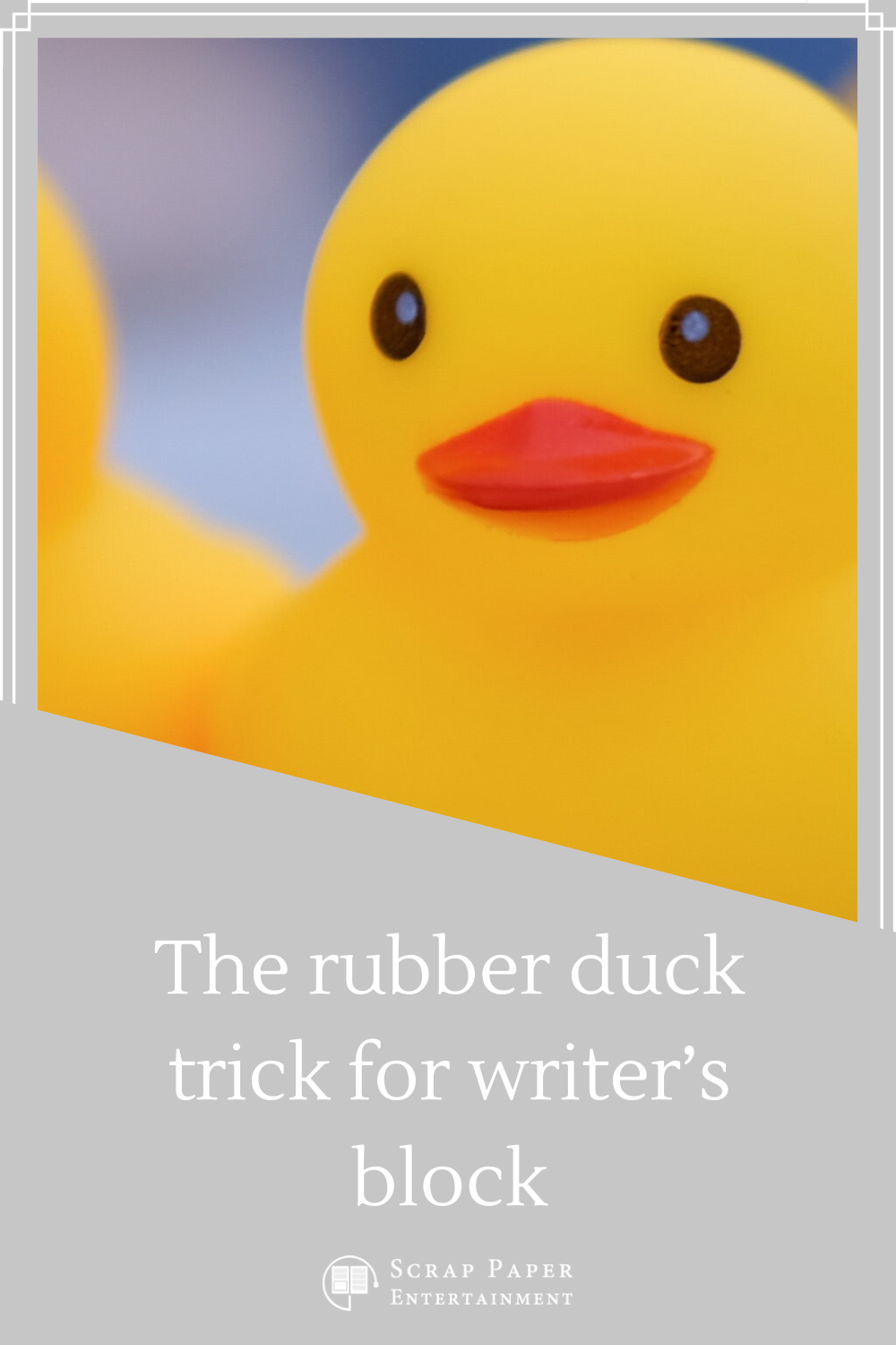 The rubber duck trick for writer’s block – Tanya Lisle