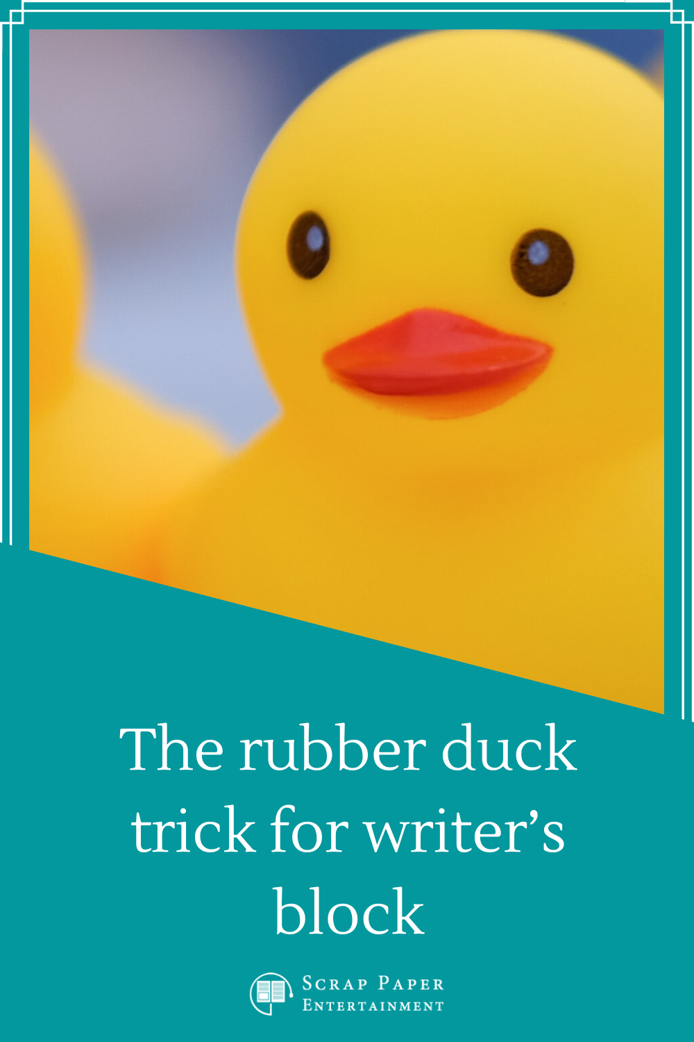 The rubber duck trick for writer’s block – Tanya Lisle
